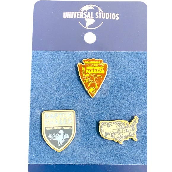 Universal | Other | Universal Studios Jurassic World Badges Miniature ...